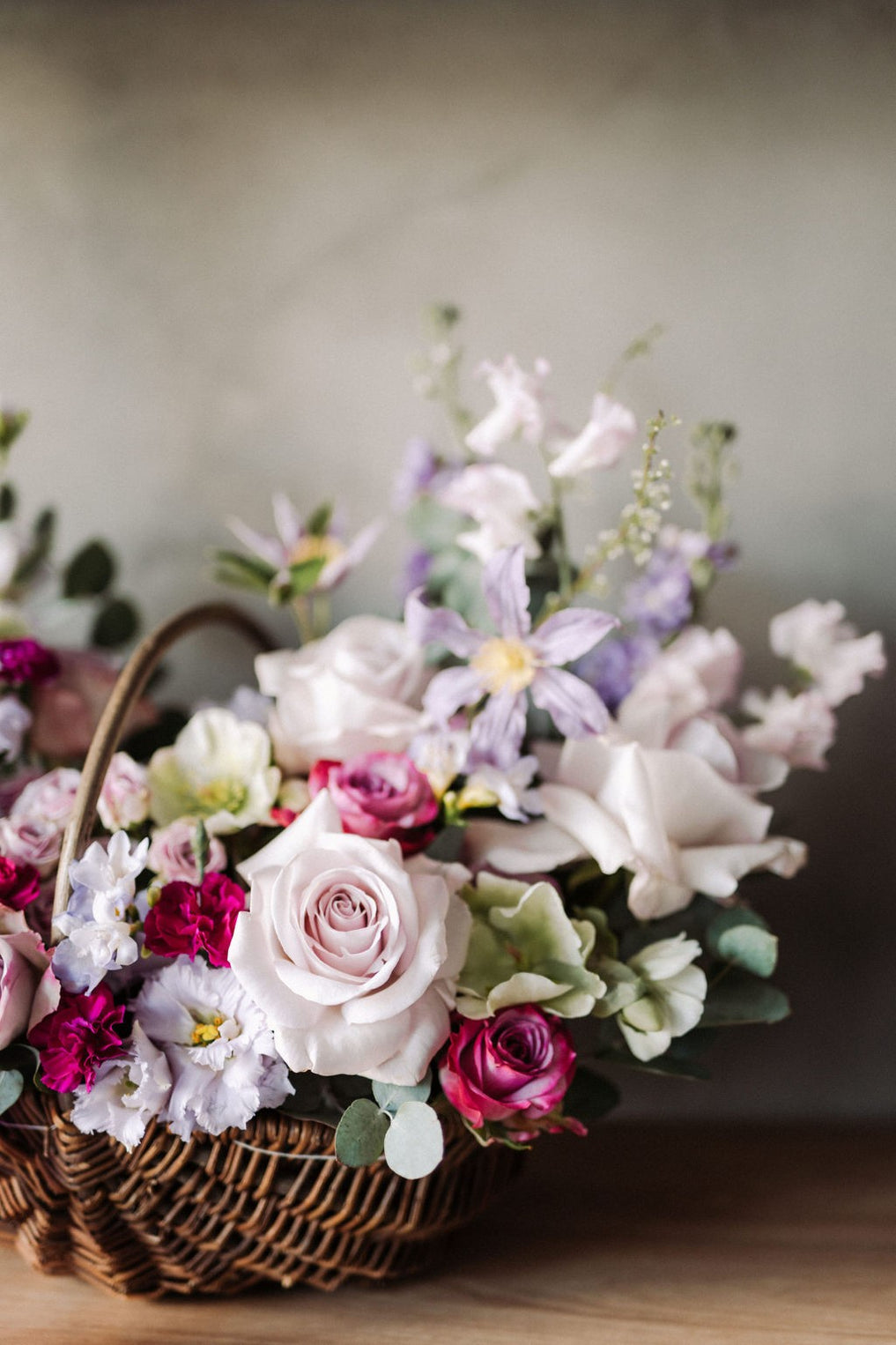 Purple Dream - Cos cu mix de flori delicate– A COTE